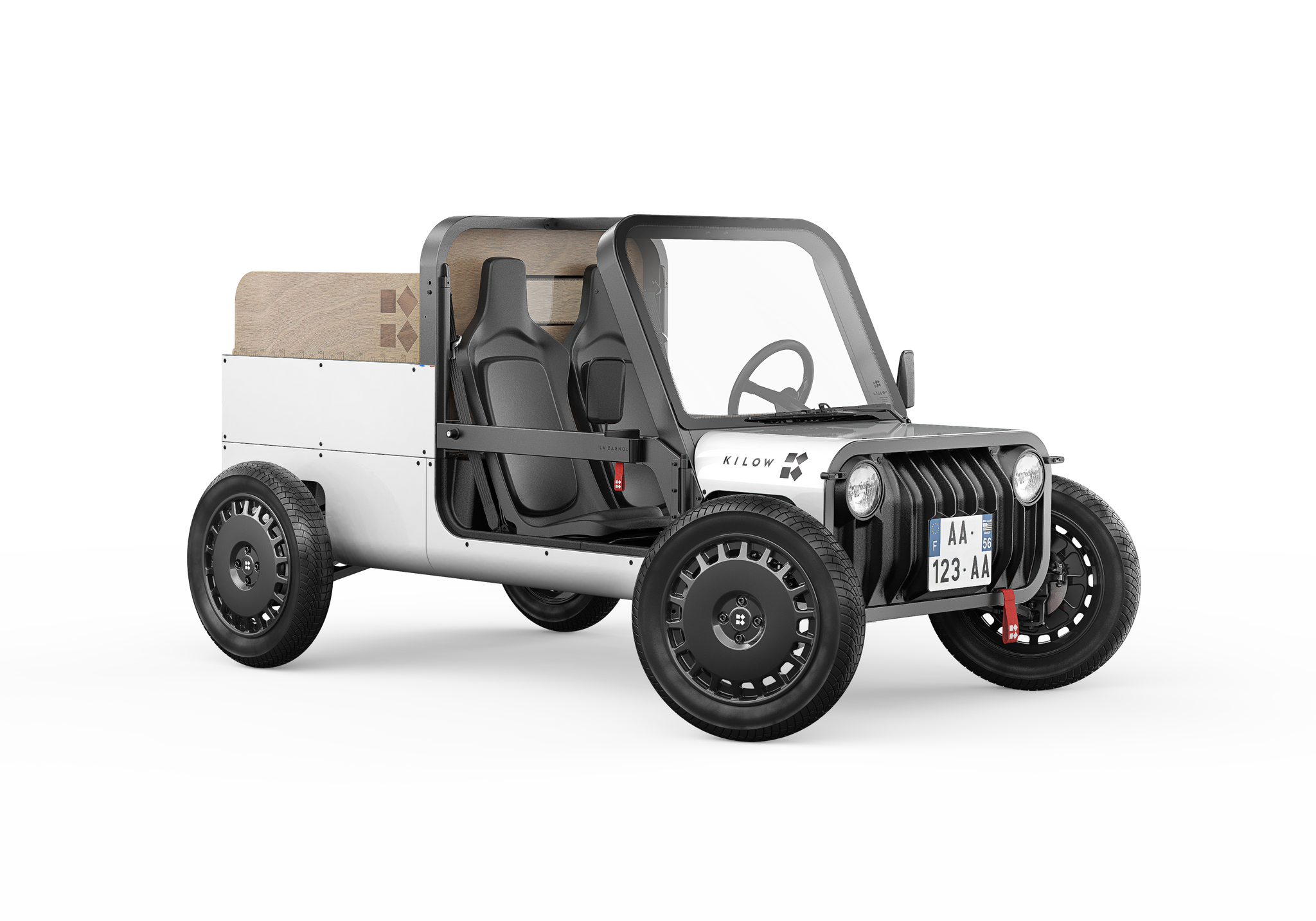 KILOW | The Bagnole - Lightweight multi-purpose electric car with or ...